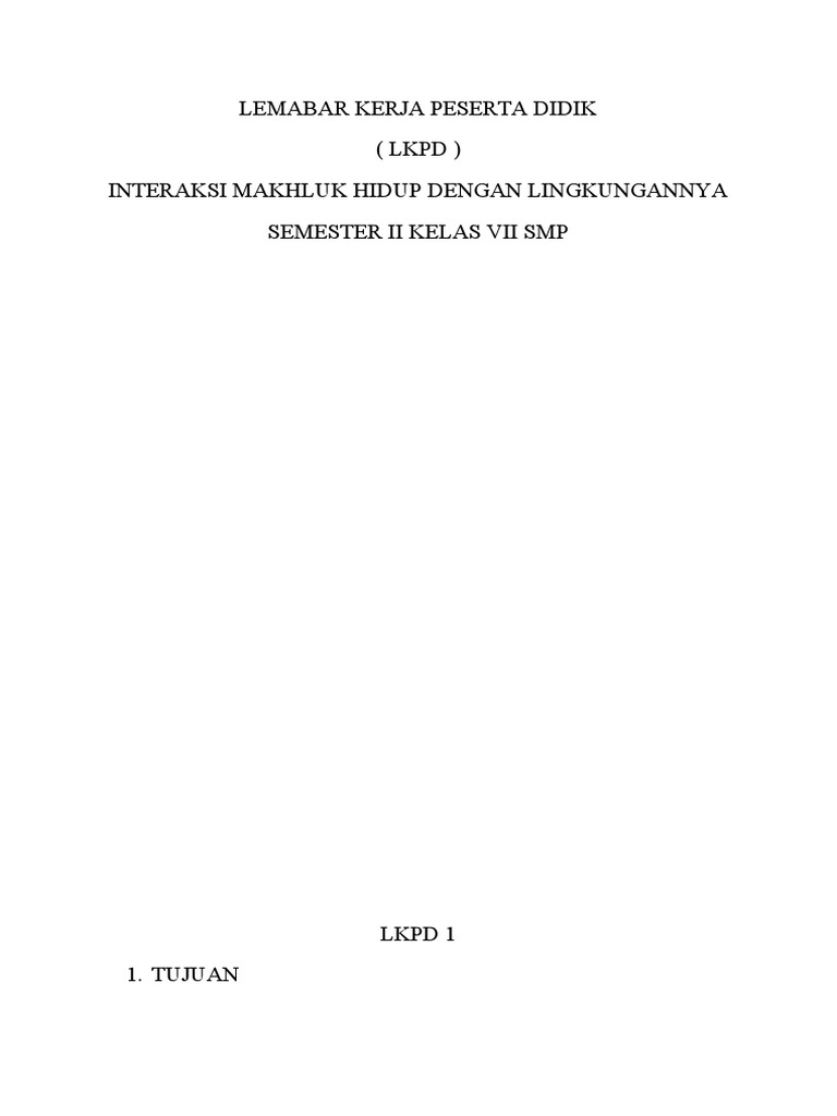 Tugas 3 Membuat LKPD Mustiqni (B) | PDF | Sains & Matematika