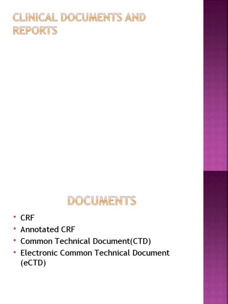 Clinical Trial Documents H | PDF