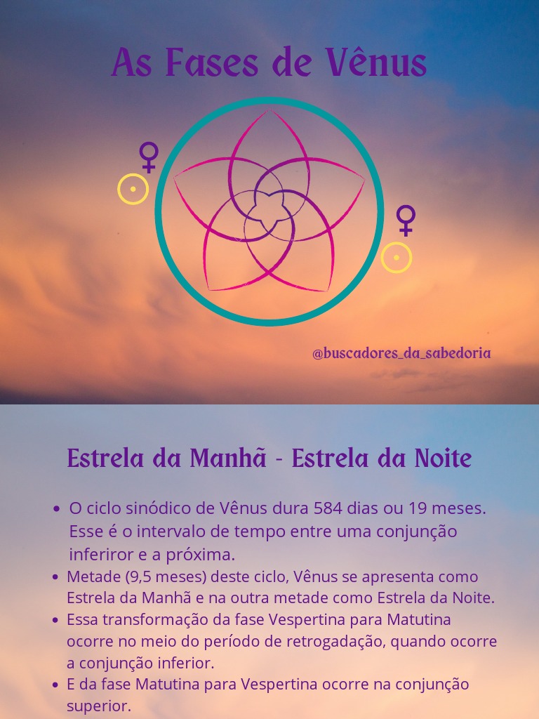 As Fases de Vênus | PDF | Vênus | Amor