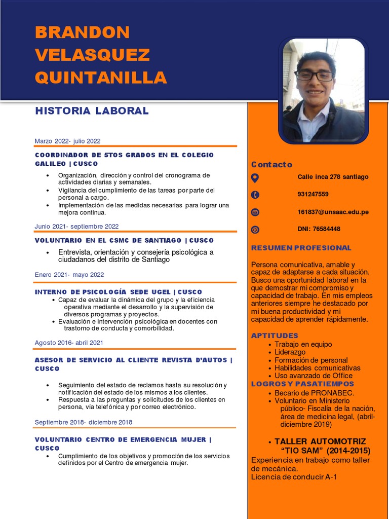 Brandon Velasquez Quintanilla | PDF | Sicología | Conceptos psicologicos