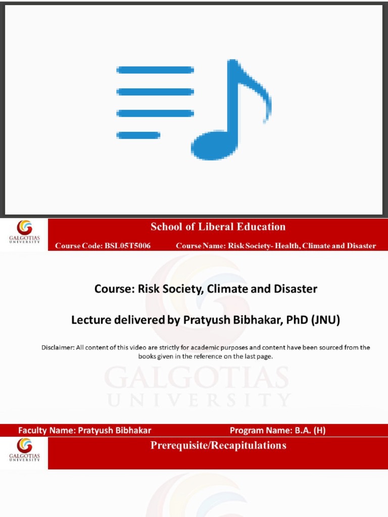 Beck and Giddens and World Risk Society | PDF | Risk | Reflexivity ...