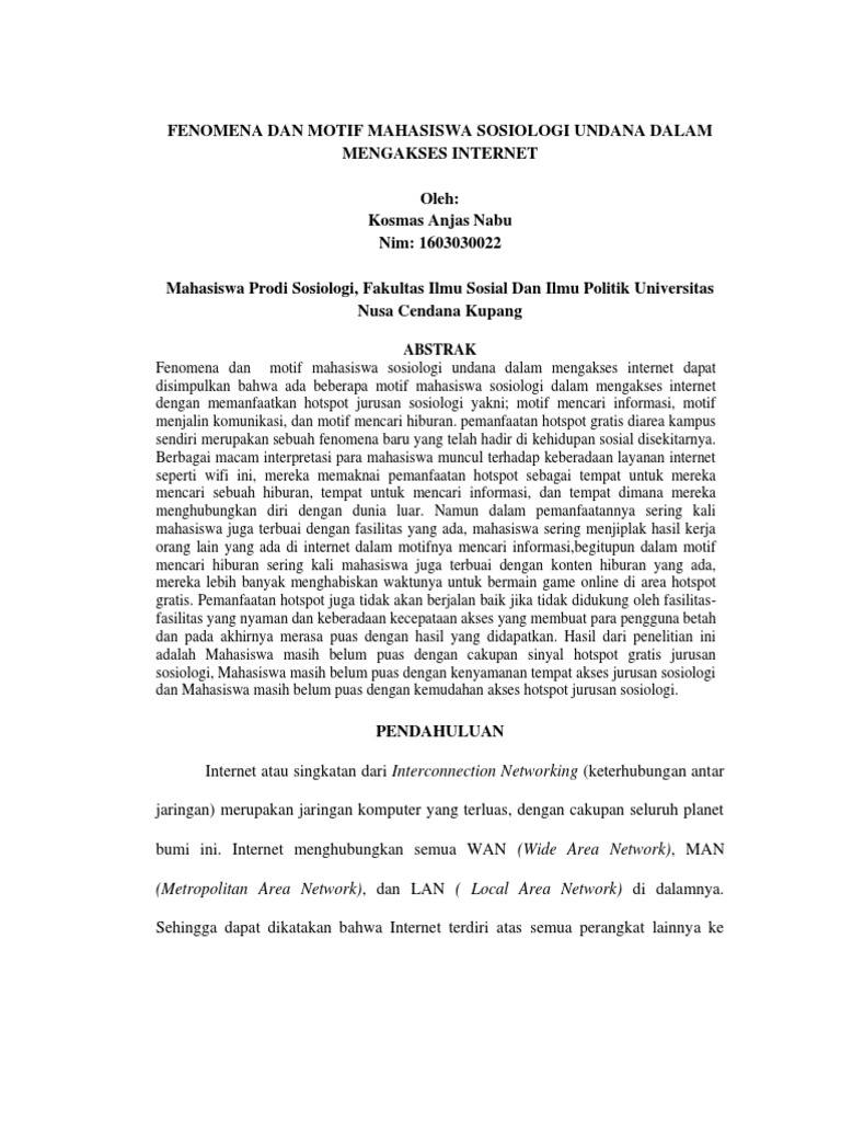 Jurnal Skripsi Anjas | PDF | Ilmu Sosial | Sains & Matematika