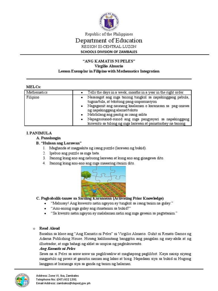 Lesson Exemplar | PDF