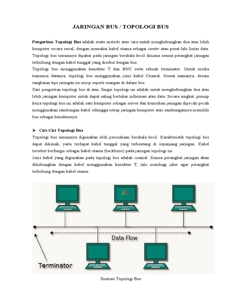 Jaringan Bus | PDF | Sains & Matematika | Komputer