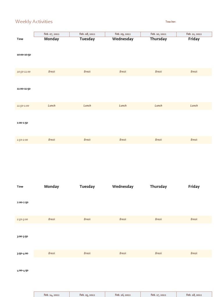 Calendar of Activities (ICT Classes) | PDF | Schools
