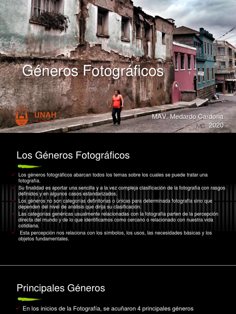 Los Géneros Fotograficos 2020 | PDF | Arte | Historia