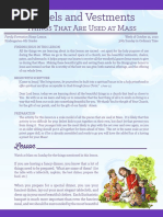 Sacred Vessels, Linens, Vestments & Places | PDF | Eucharist | Altar