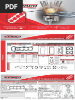 Apriete Cárter de Aceite | PDF | Motores | Partes de vehículo