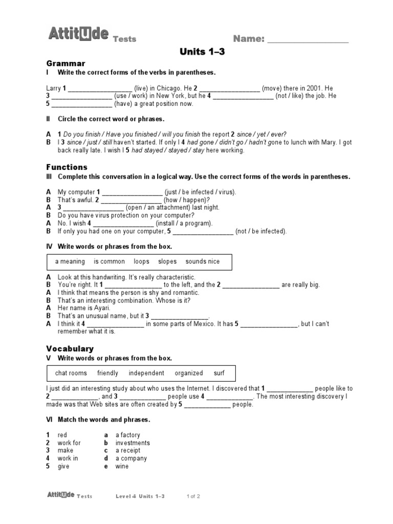 At4u1 3 | PDF | Phrase | Linguistics