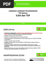 (Updated) Panduan Penggunaan Aplikasi Tes Bahasa PPB UIN Jakarta | PDF