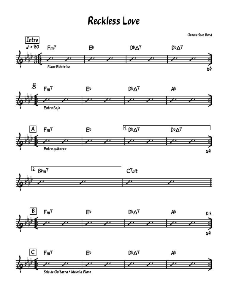 Reckless_Love CHORD CHART | PDF