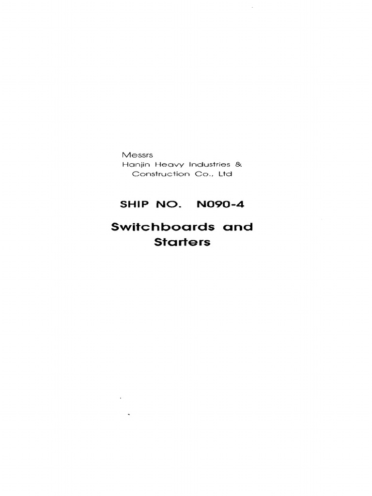 Introduction To Main Switchboard | PDF | Machines | Power (Physics)