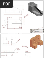 Autodesk Inventor Practice Part Drawings | PDF