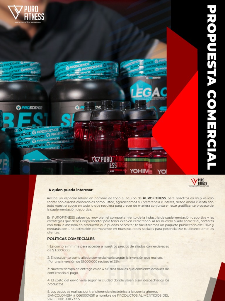 Catálogo Purofitness Distribución-2 | PDF | Economias | Comercio