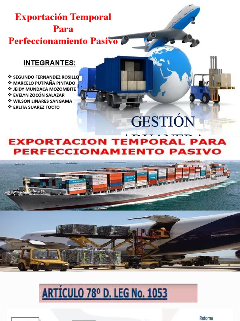 Exportacion Temporal..... Ppt | PDF | Kilogramo | aduana
