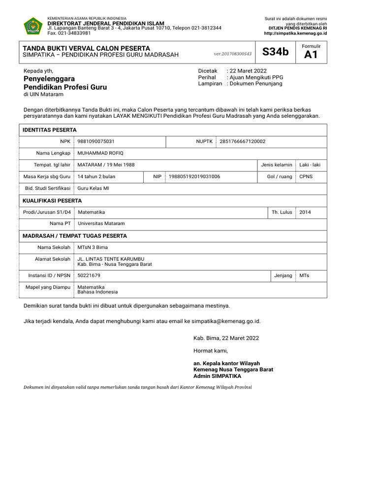 Form A1 Pdf