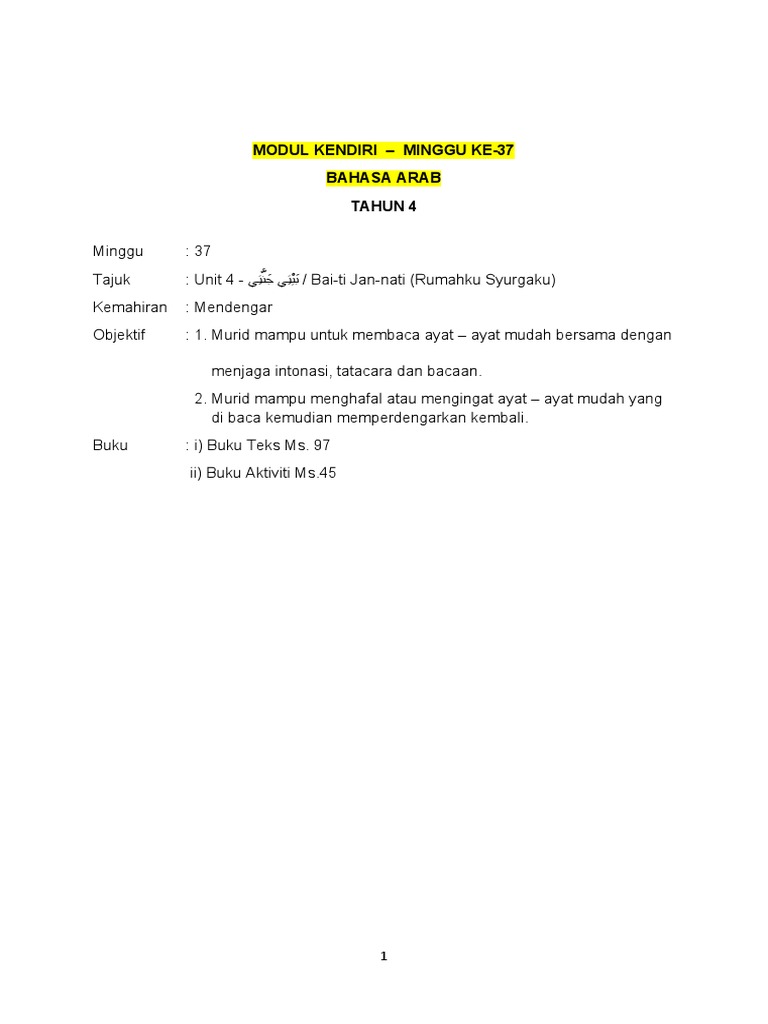 M37 Modul Kendiri T4 | PDF