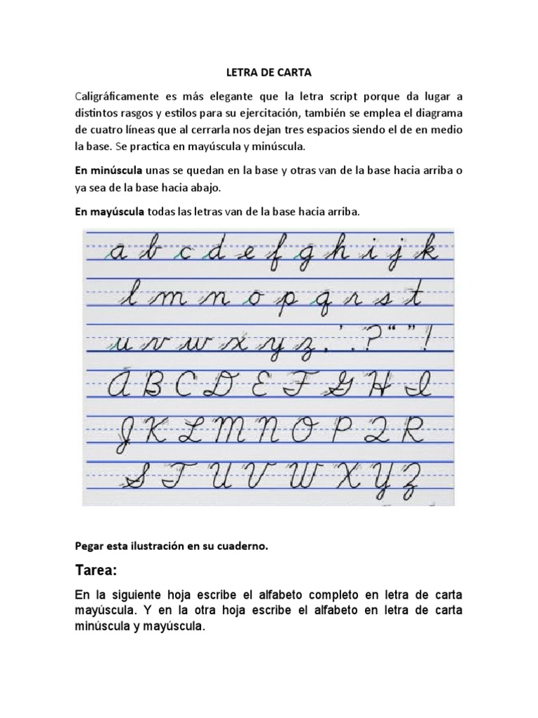 Letra de Carta | PDF
