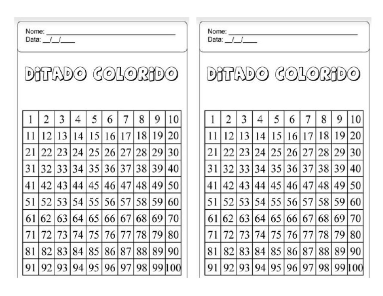 Dictado Colorido | PDF