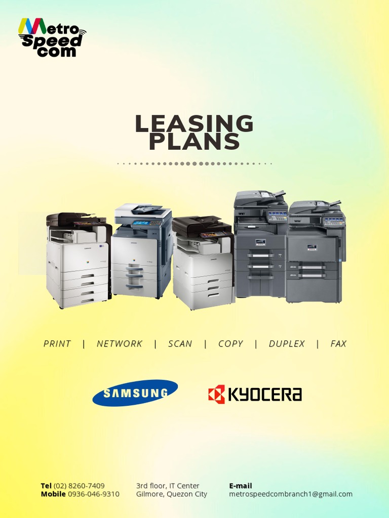 MSC Leasing Catalog 2021 | PDF | Printer (Computing) | Fax