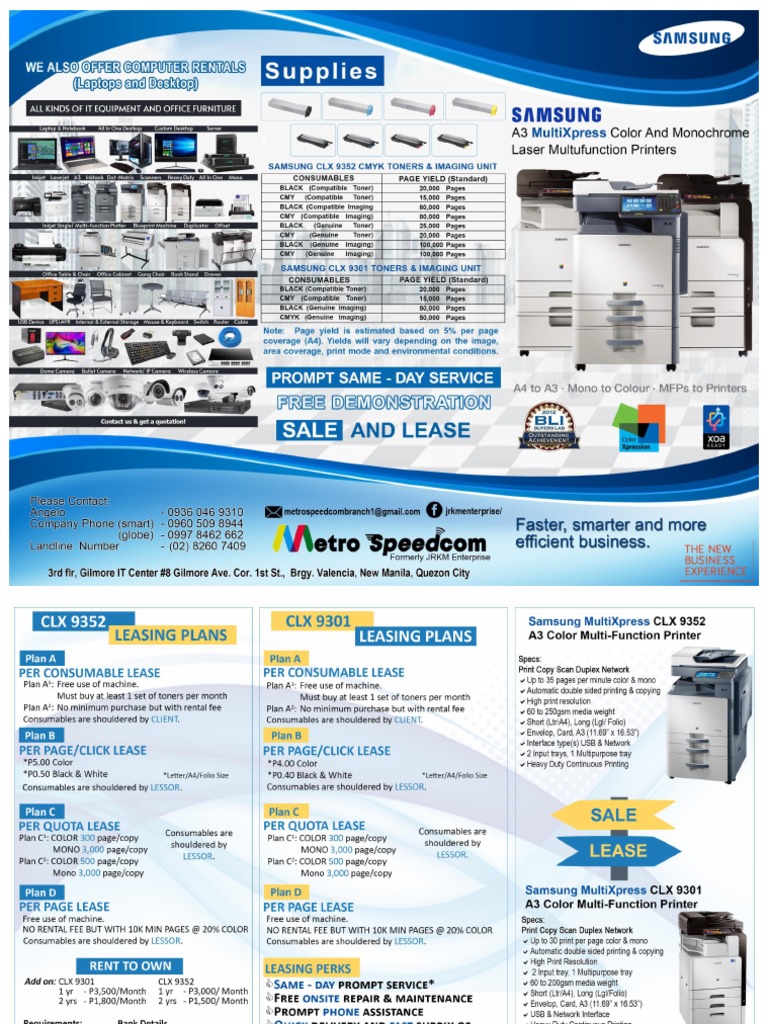 Samsung Leasing Brochure (For Print) | PDF