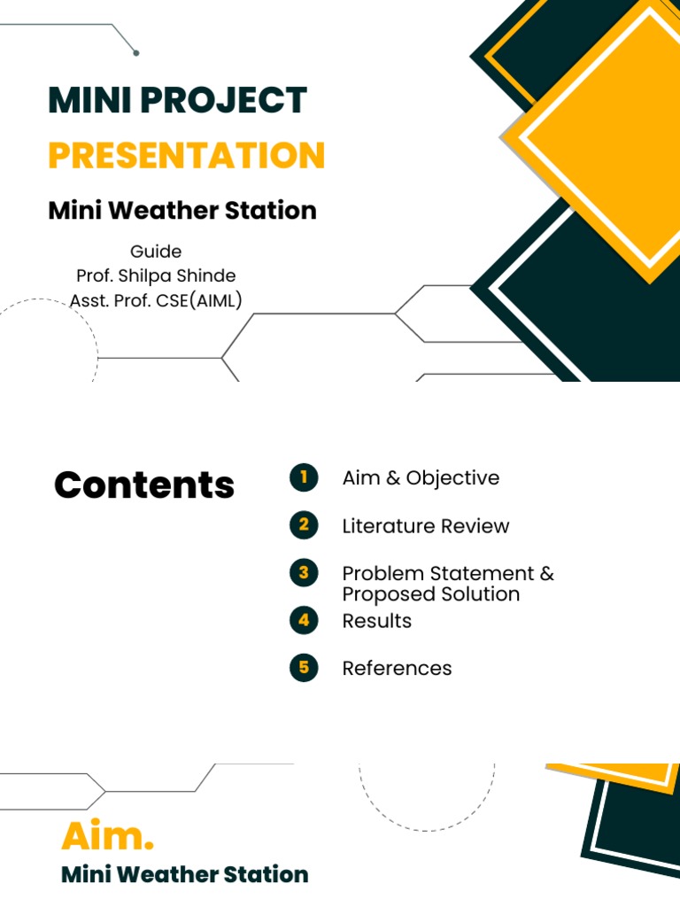 Mini Weather Station | PDF | Embedded System | Sensor