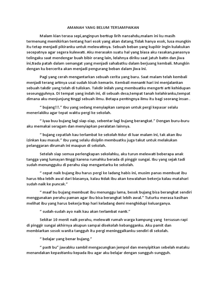 Amanah Yang Belum Tersampaikan Suci Lestari | PDF | Fiksi Misteri, Thriller, & Kejahatan