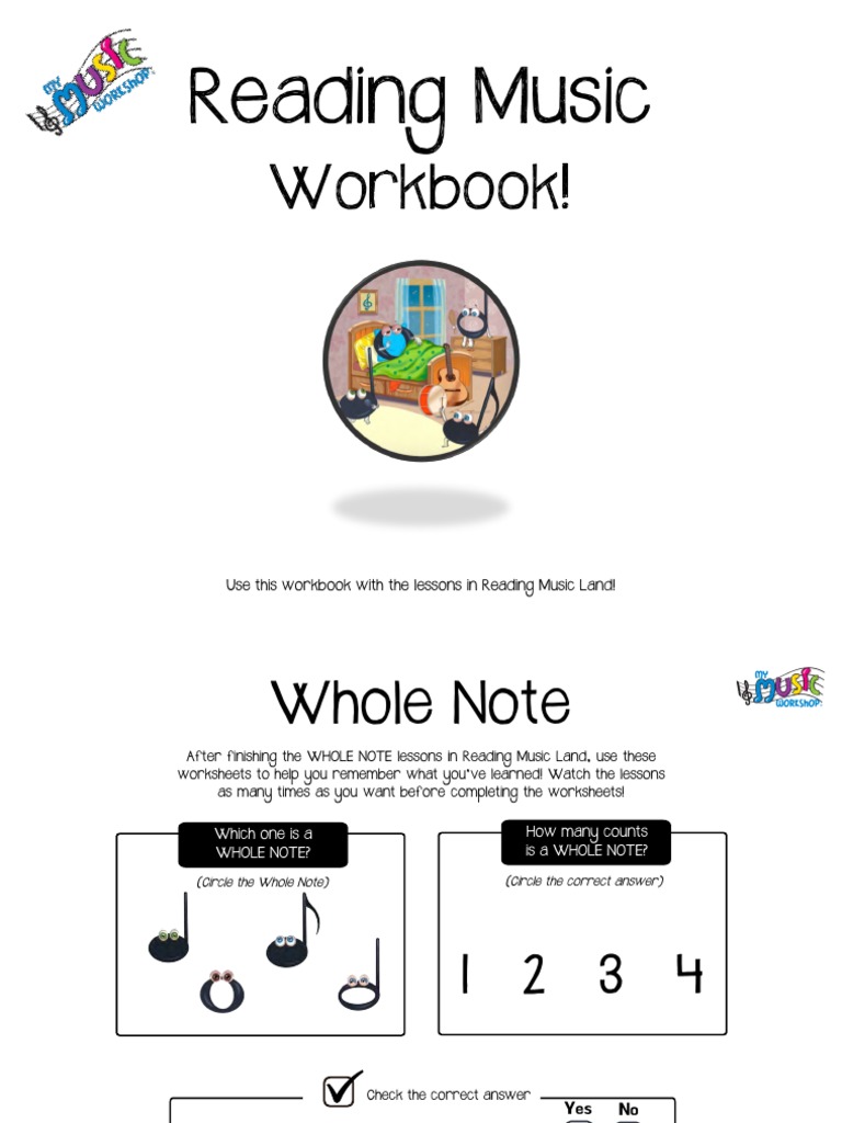 Reading Music: Workbook! | PDF | Musical Forms | Rhythm And Meter
