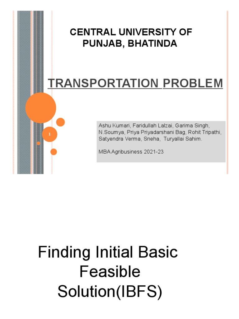 CMR - Transportation Problem | PDF | Mathematical Analysis | Computer Programming