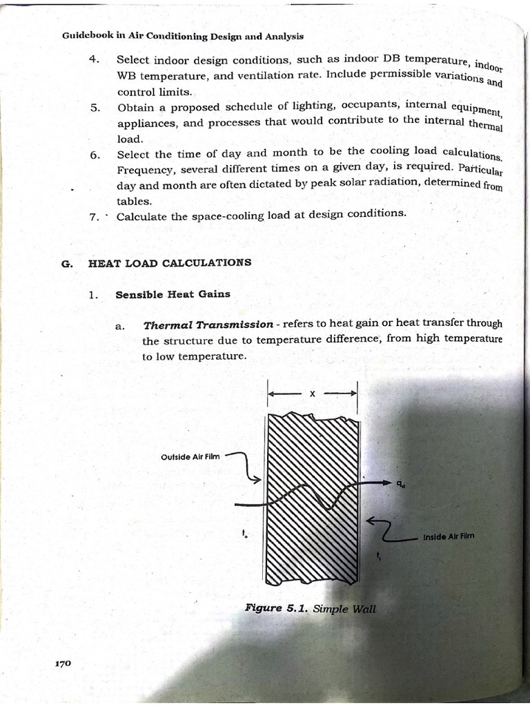 Cooling Loads Calculation | PDF