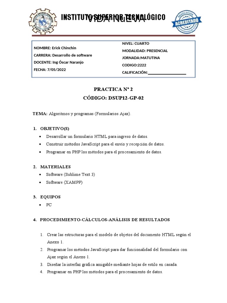 Guia 2 | PDF | Script Java | Ajax (Programación)