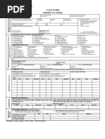 Contoh Form Izin Kerja (Work Permit) | PDF