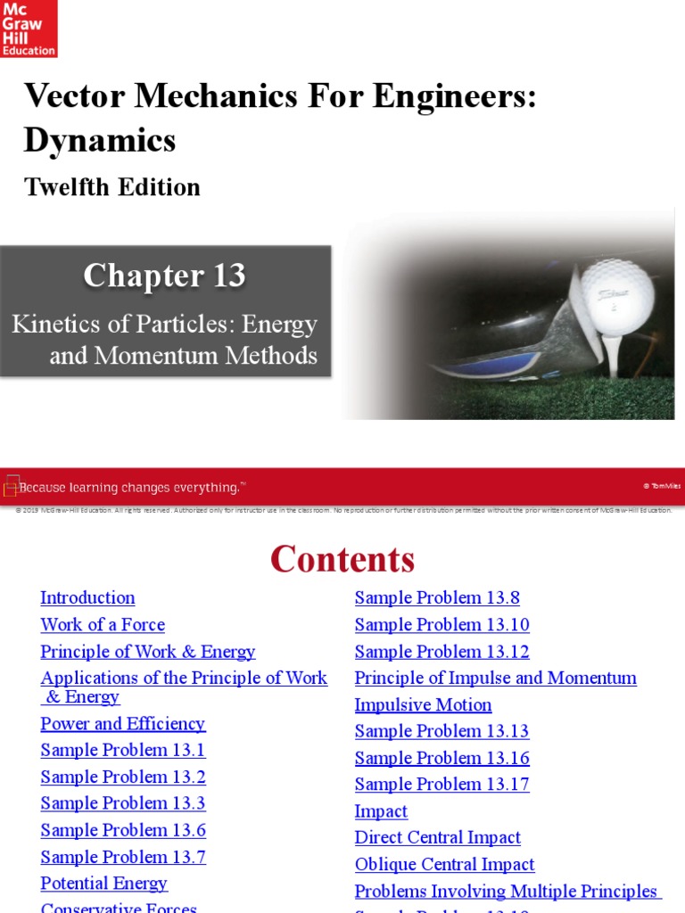 Vector Mechanics For Engineers: Dynamics: Twelfth Edition | PDF ...