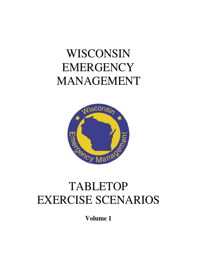 Wisconsin Table Top Scenarios | Download Free PDF | Emergency ...
