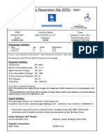 Fake Train Ticket Document | PDF | Identity Document | Ticket (Admission)