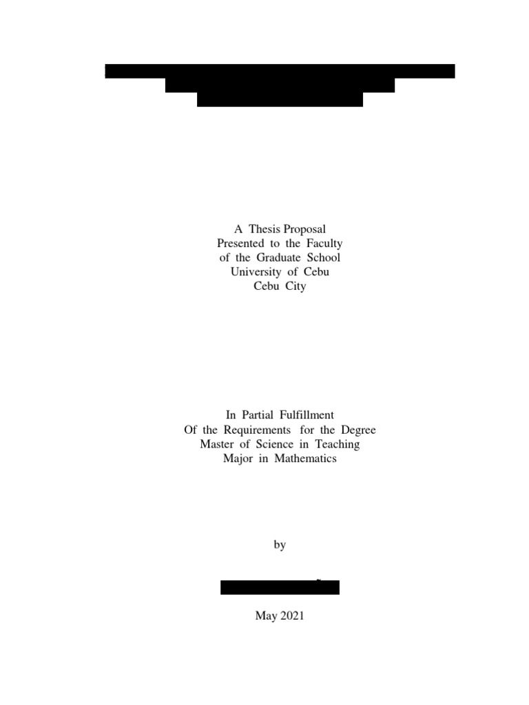 Preliminary Pages for Research Thesis | PDF | Scientific Method ...