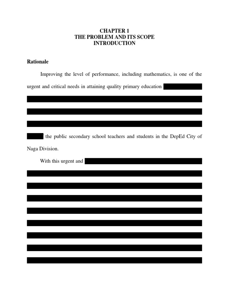 Sample Chapter 1 (Quantitative Research) | PDF | Attitude (Psychology ...