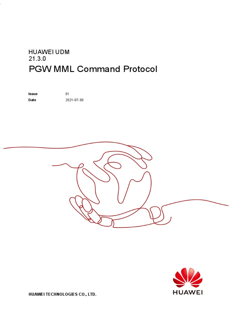HUAWEI UDM 21.3.0 PGW MML Command Protocol | PDF | Computer Network | Copyright