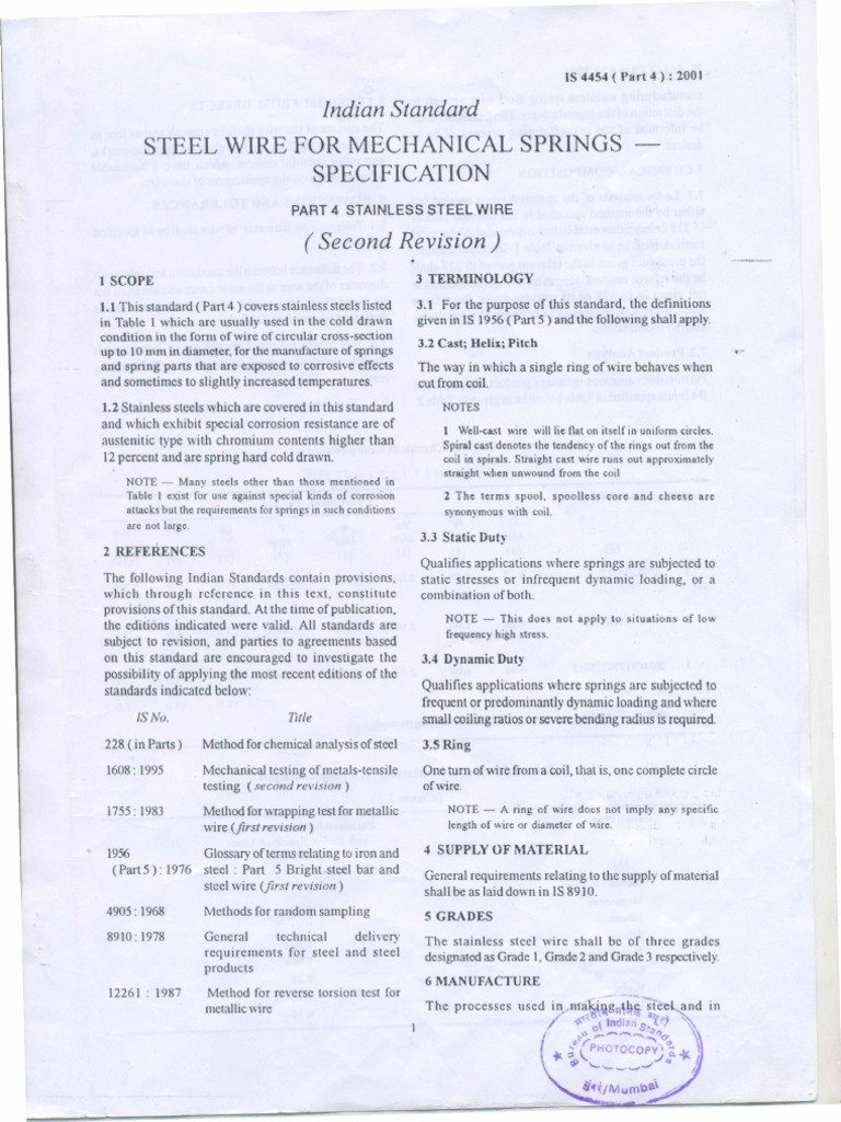 Is Standard Is 4454-Part Iv - 2001 | PDF