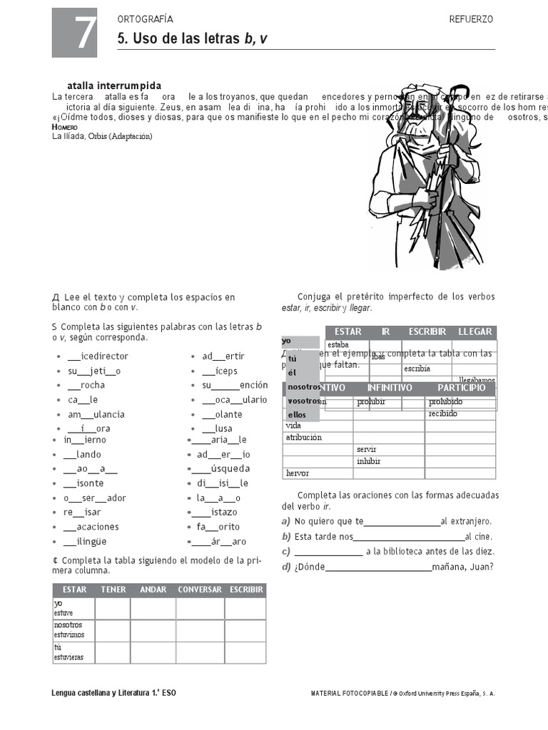 1014 5. Uso de Las Letras B V | PDF | Lingüística | Tipología Lingüística