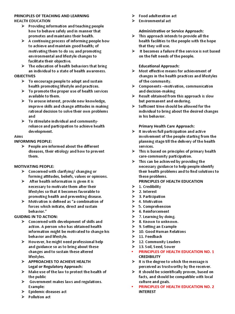 Principles of Teaching and Learning | PDF | Motivational | Motivation