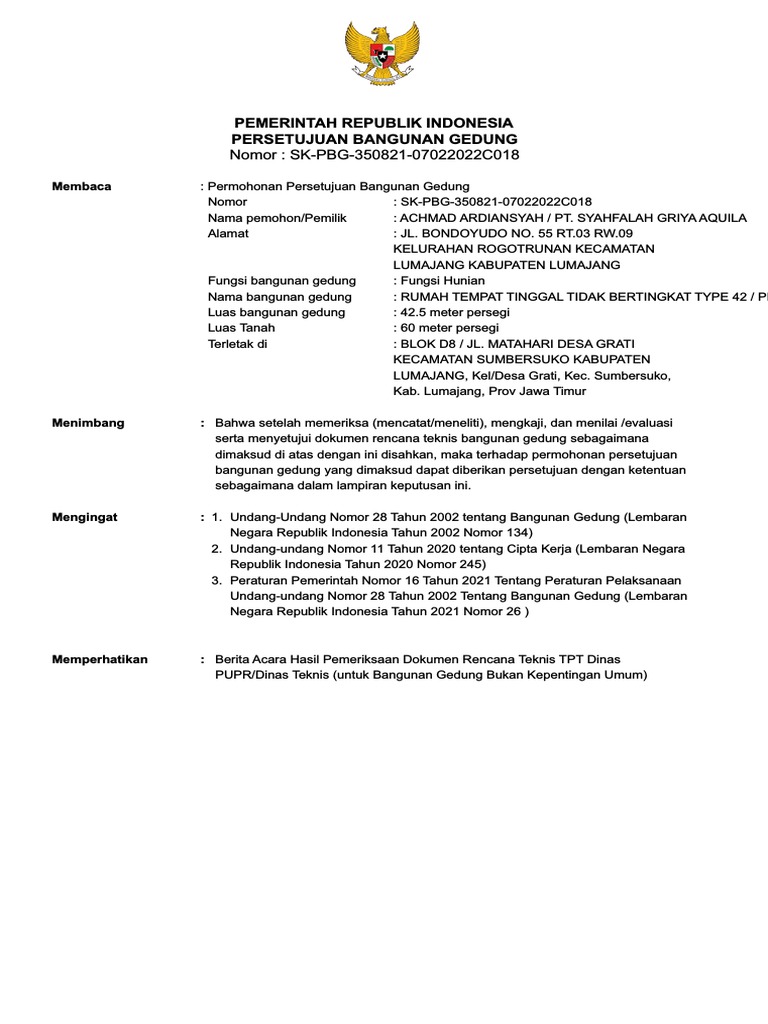 Blok D-8 Benar | PDF