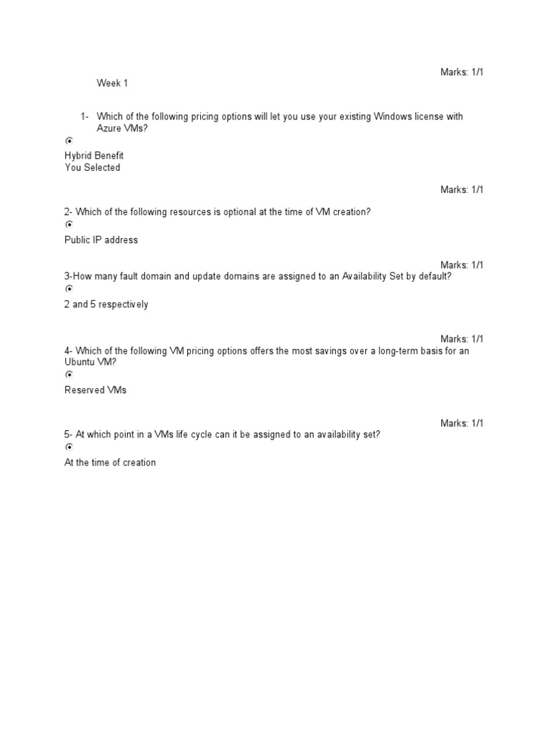 Azure | PDF | Virtual Machine | Databases