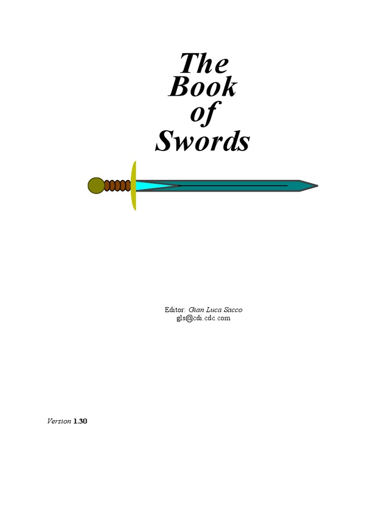 Weapons Book of Swords v1.30 | PDF | Sword | Magician (Fantasy)