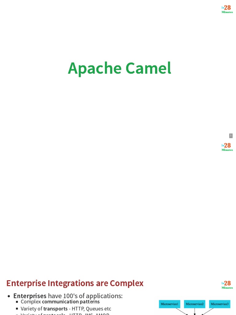 Apache Camel Presentation | PDF | Spring Framework | Software