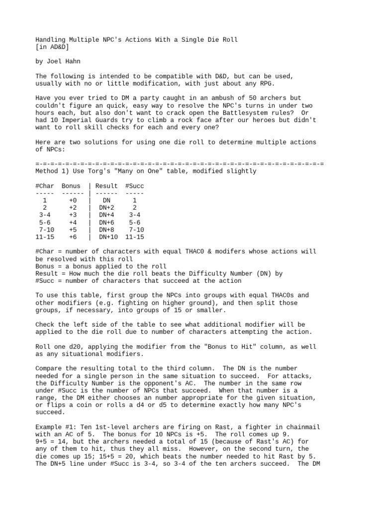 NPC Handling Multiple NPCs' Actions | PDF | Gaming