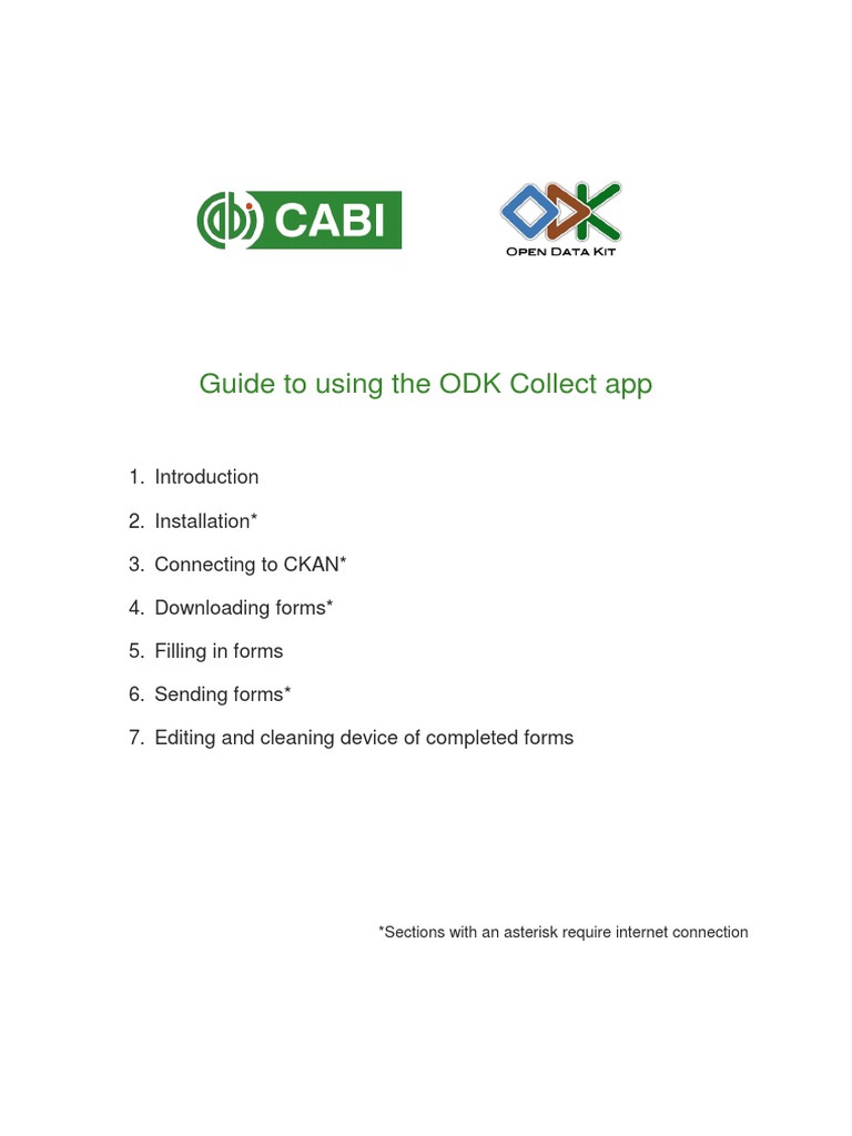 Guide To Using The ODK Collect App | PDF | Mobile App | Google Play