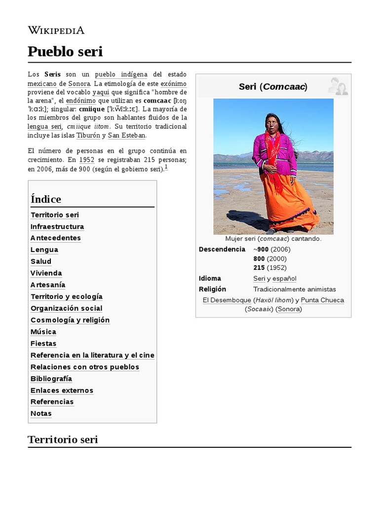 Pueblo Seri | PDF