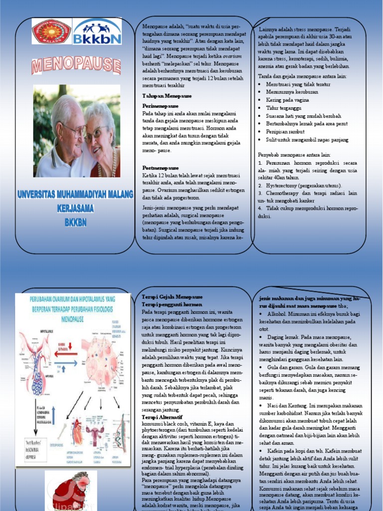 Leaflet Menopause | PDF
