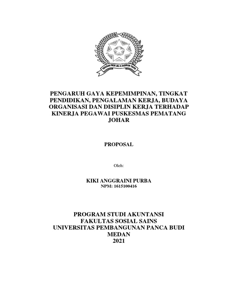 Proposal Baru | PDF